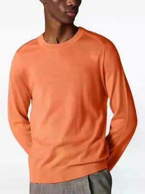 Paul Smith Artist Stripe Merino Wool Sweater - Orange
