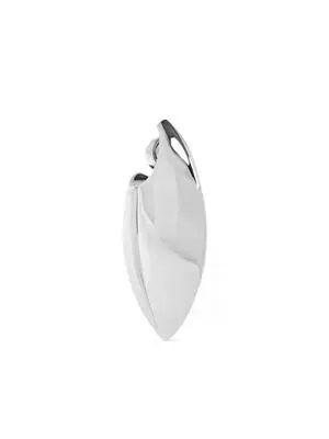 Givenchy Cocoon Curved-shape Earrings - Silver