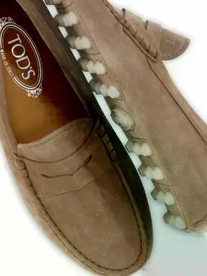TOD'S Gommino Bubble Suede Loafers