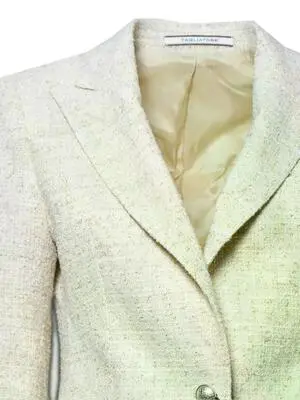 Tagliatore Bouclé Blazer With Peak Lapels - Neutrals