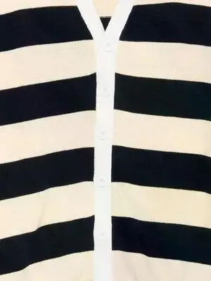Aspesi Striped V-neck Cardigan