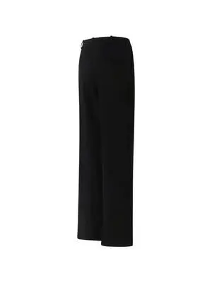 ANINE BING Pleated Wide-leg Trousers