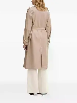 Guess Double-breasted Belted Trench Coat