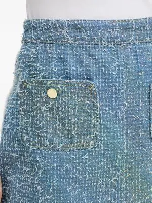 Guess Tweed Frayed-edge Mini Skirt