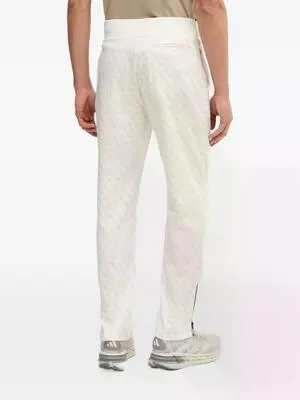 Guess Patterned Track Pants - White