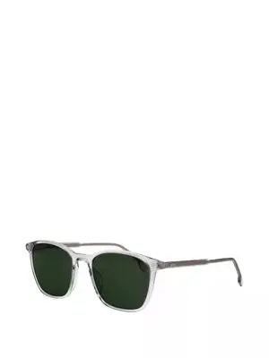 BOSS Temple Logo Square-frame Sunglasses