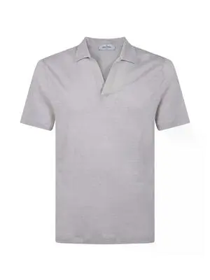 GRAN SASSO Slub-texture T-shirt Neutrals