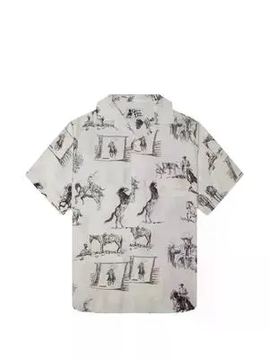 ONE OF THESE DAYS Montage Camp-collar Shirt