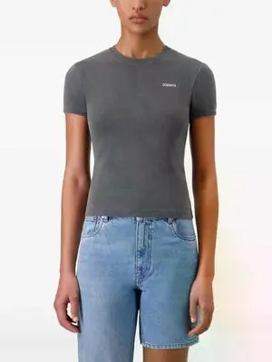Coperni Cropped Logo T-shirt