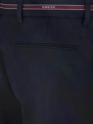 Gucci Tailored Wool Trousers - Blue