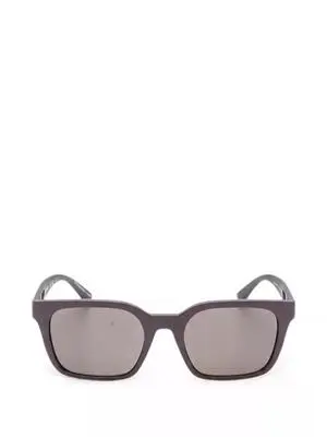 Emporio Armani Square Frame Sunglasses - Red