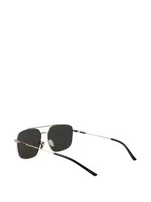 Gucci Tone Square Frame Sunglasses