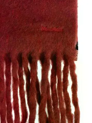 Max Mara Osso Fringed Scarf