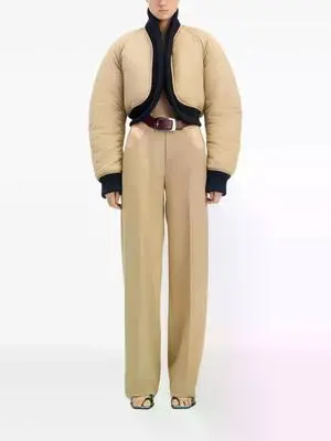JEAN PAUL GAULTIER Belted Cotton Trousers - Neutrals