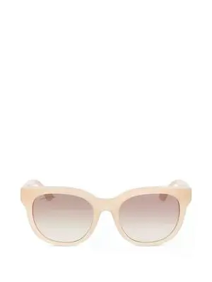 Lacoste Geometric Frame Sunglasses - Neutrals