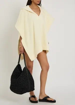 Lisa Marie Fernandez Hooded Terry Beach Poncho