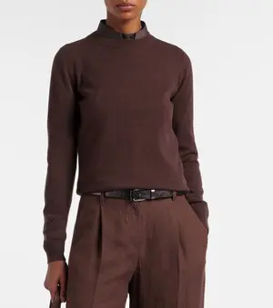 Brunello Cucinelli Monili Cashmere Sweater