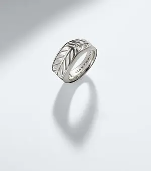 David Yurman Chevron Sterling Ring