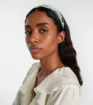 Etro Silk Printed Headband