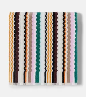 Missoni Aura Zigzag Cotton Terry Bath Towel - Multicoloured