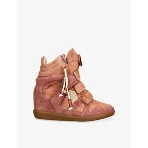 Isabel Marant Étoile Isabel Marant Bekett Wedge High-Top Trainers Rust