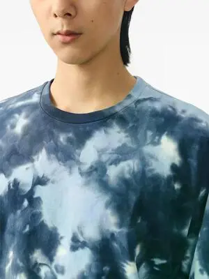 CROQUIS Tie-dye Short Sleeve T-shirt - Blue