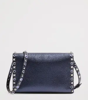 Valentino Garavani Calfskin Rockstud Spike Shoulder Bag
