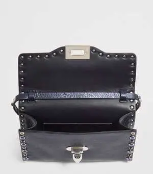 Valentino Garavani Calfskin Rockstud Spike Shoulder Bag