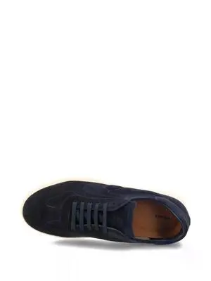 FRAU Suede Top-stitching Sneakers - Blue