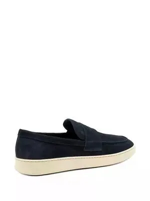 FRAU Saddle Detail Loafers - Blue