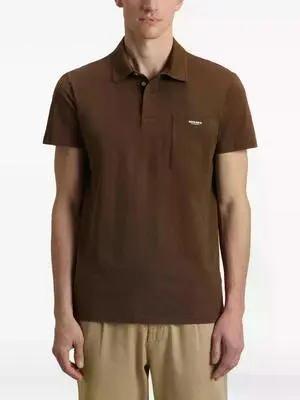 Woolrich Logo Pocket Polo Shirt - Brown