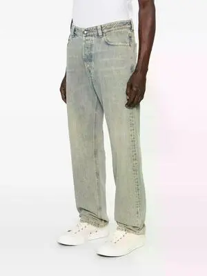 DIESEL® Faded Effect Straight Leg Jeans