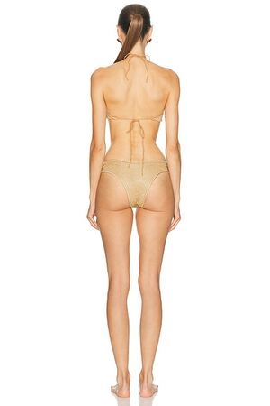 Oseree Lumière Stones Bandeau Bikini Set