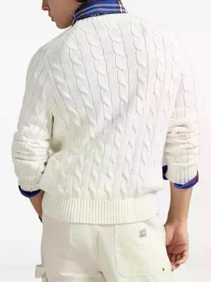 Polo Ralph Lauren Cable-knit Flag Motif Sweater