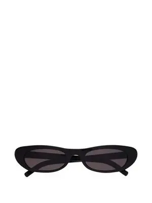 Saint Laurent Oval-frame Sunglasses - Black