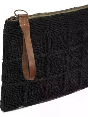 IBELIV Tanala Woven-raffia Clutch Bag