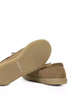 ASTORFLEX Suede Loafers With Bow Detailing