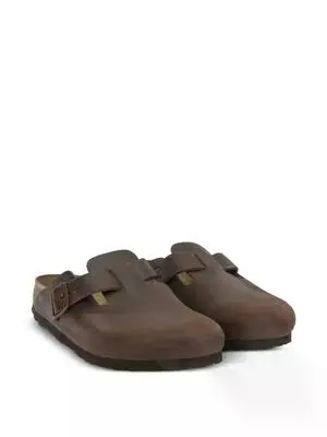 BIRKENSTOCK Boston Buckle-fastening Mules - Brown