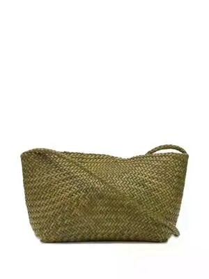 Dragon Diffusion Corsina Woven Shoulder Bag - Green