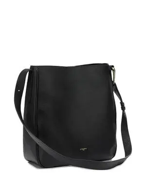 LE TANNEUR Large Hobo Shoulder Bag - Black