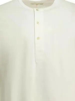 MERZ B. SCHWANEN Button-placket Short-sleeve T-shirt