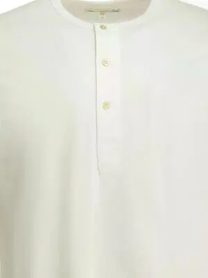 MERZ B. SCHWANEN Button-placket Short-sleeve T-shirt