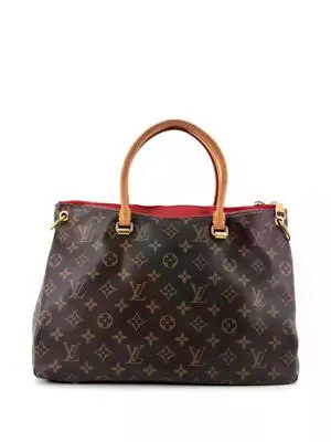 LOUIS VUITTON Monogram Canvas Pallas Tote - Brown