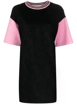 Moschino Jacquard Panel Minidress