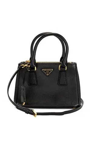 FWRD RENEW Prada Saffiano Handbag - Black
