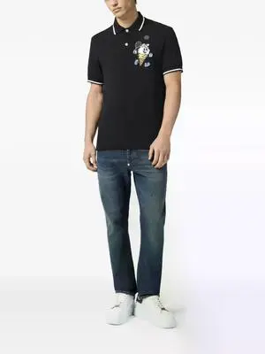 Philipp Plein Ice Cream Graphic Print Polo Shirt