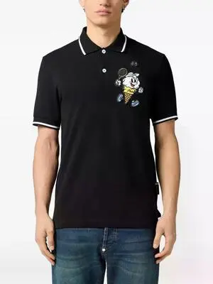 Philipp Plein Ice Cream Graphic Print Polo Shirt