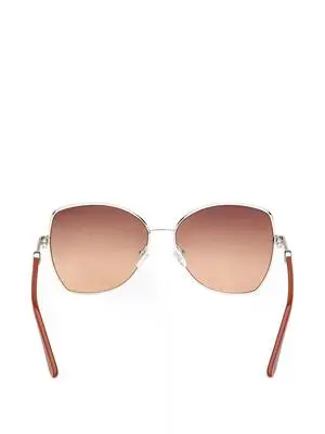 Guess Cat-eye Sunglasses With Logo Plaque