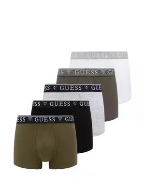 Guess Logo-waistband Boxers - Green