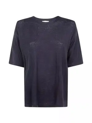 MA'RY'YA Linen T-shirt - Blue